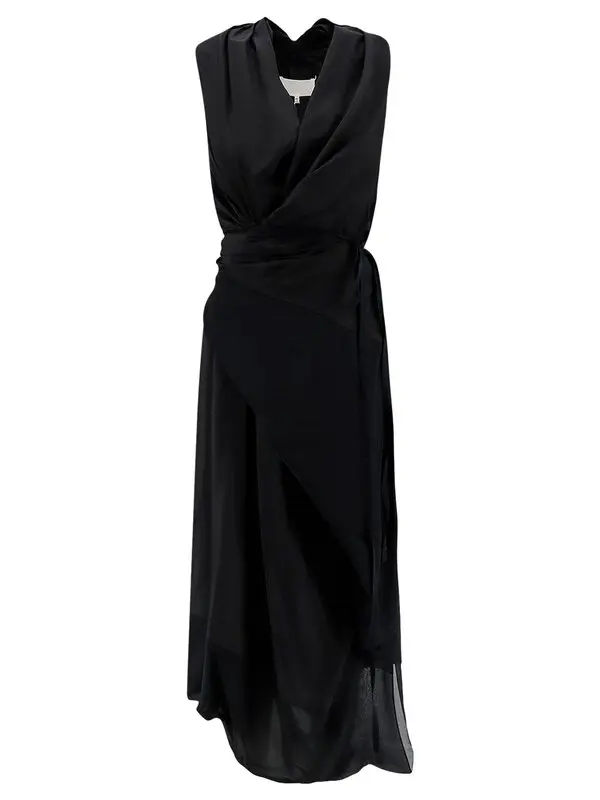 MAISON MARGIELA Silk Dress - Black
