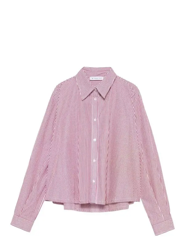 MANUEL RITZ Striped Shirt - Red