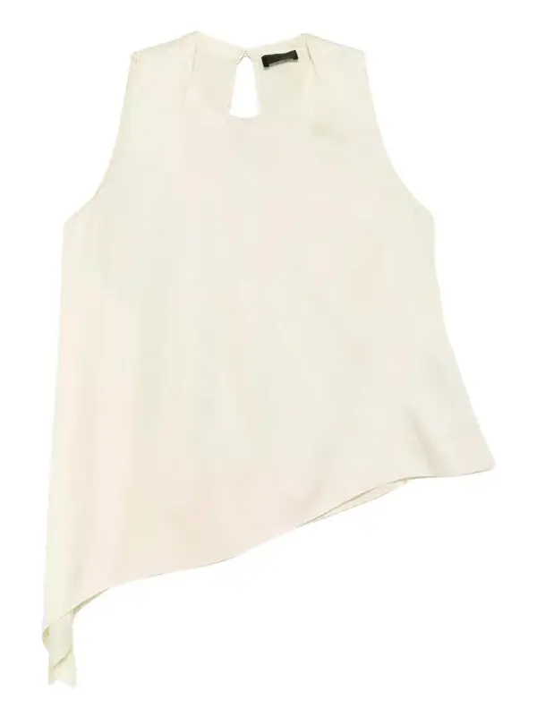 Liu Jo Asymmetric-hem Sleeveless Top - Yellow