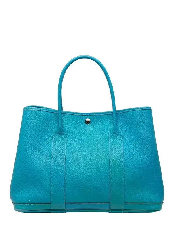 Hermès 2012 Negonda Garden Party 36 Tote Bag - Blue
