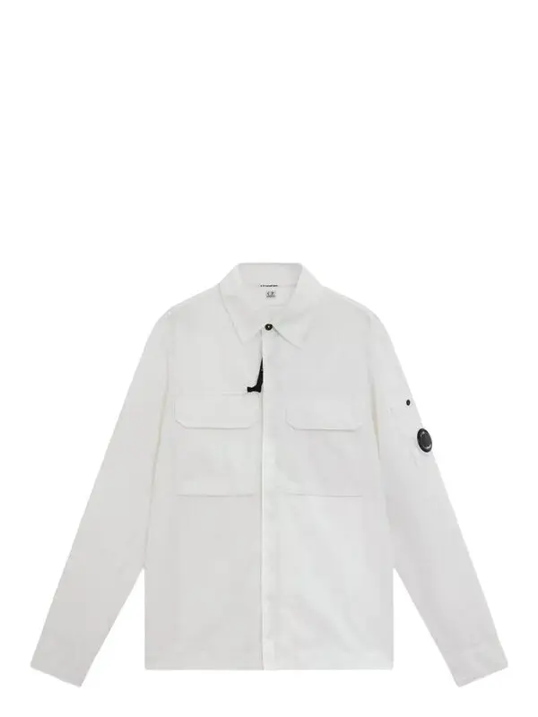 C.P. COMPANY Lens-detail Pocket Shirt - White