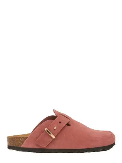 CELTIC & CO. Stud Strap Clogs - Terracotta