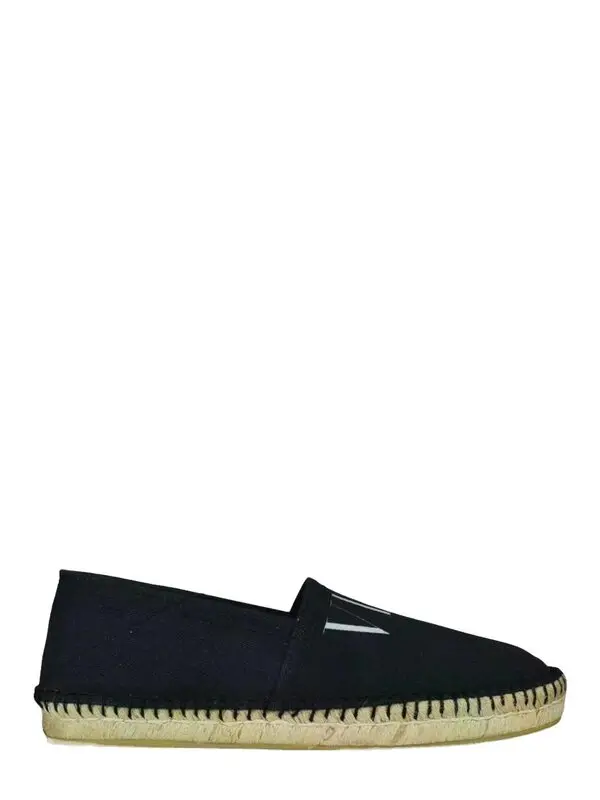 Valentino Garavani Espadrilles With Logo Detail - Black