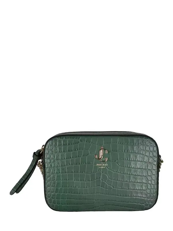 JIMMY CHOO Logo Shoulder Bag - Green