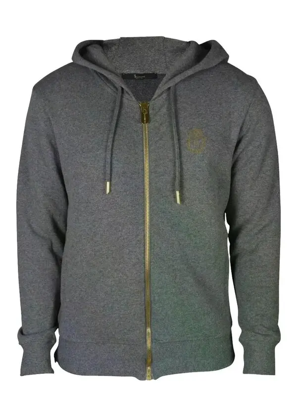 BILLIONAIRE Hooded Zip Vest - Grey