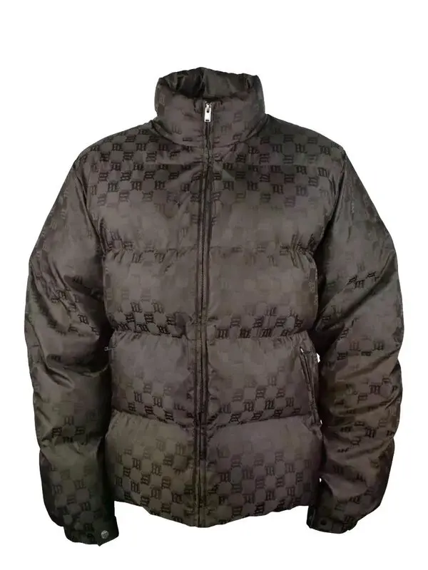 MISBHV Monogram Quilted Down Jacket - Brown