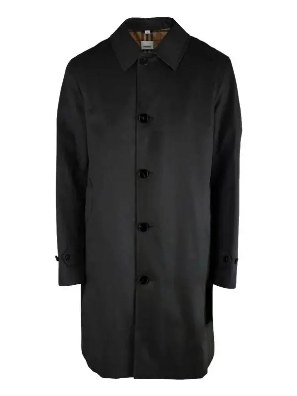 Burberry Single-breasted Coat - Black