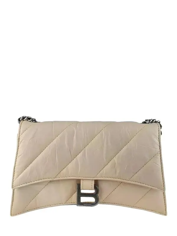 Balenciaga Xs Crush Crossbody Bag - Neutrals