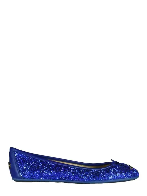 JIMMY CHOO Sequin Embellishment Ballet Flats - Blue