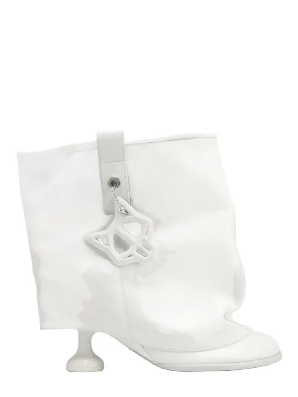NAKED WOLFE Bam Ankle Boots - White