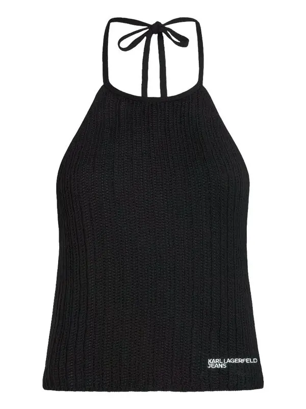 Karl Lagerfeld Sleeveless Top - Black