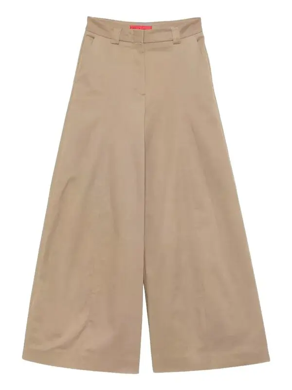 THELATEST Wide-leg Trousers - Neutrals