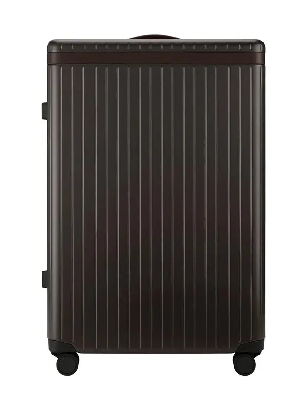 CARL FRIEDRIK Large Check-in Suitcase - Chocolate / Chocolate