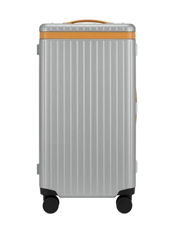 CARL FRIEDRIK Rolling Trunk - Silver / Tan