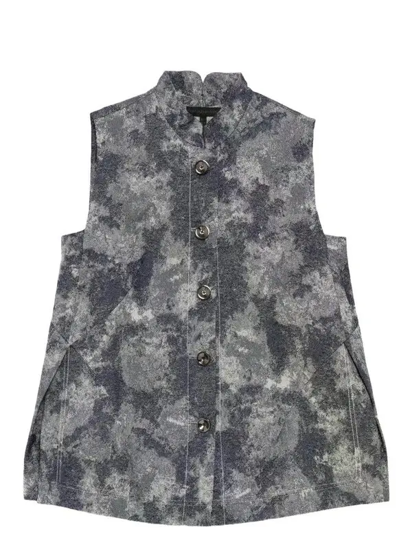 Shiatzy Chen Jacquard Vest - Blue