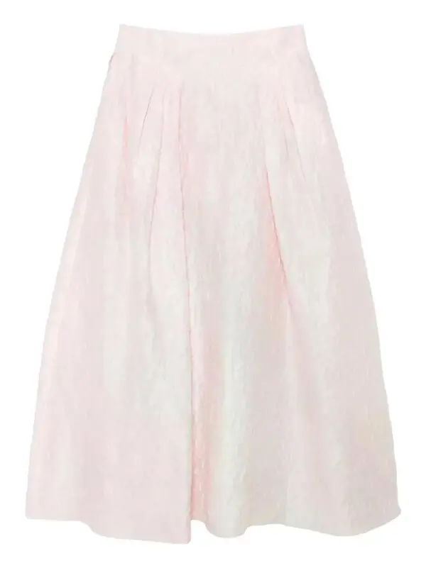 Shiatzy Chen Jacquarded Skirt - Pink