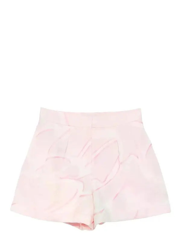 Shiatzy Chen Jacquarded Lightweight Shorts - Pink