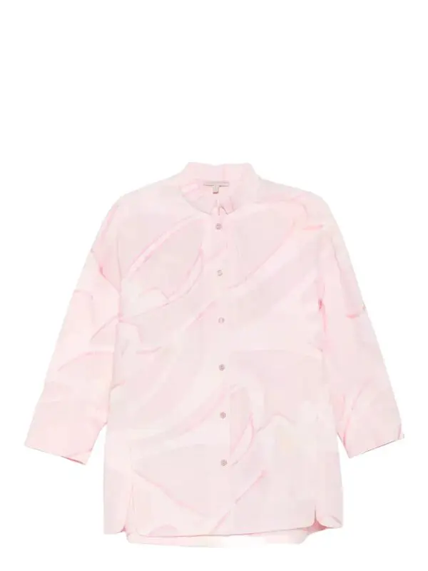 Shiatzy Chen Jacquard Stand-collar Jacket - Pink