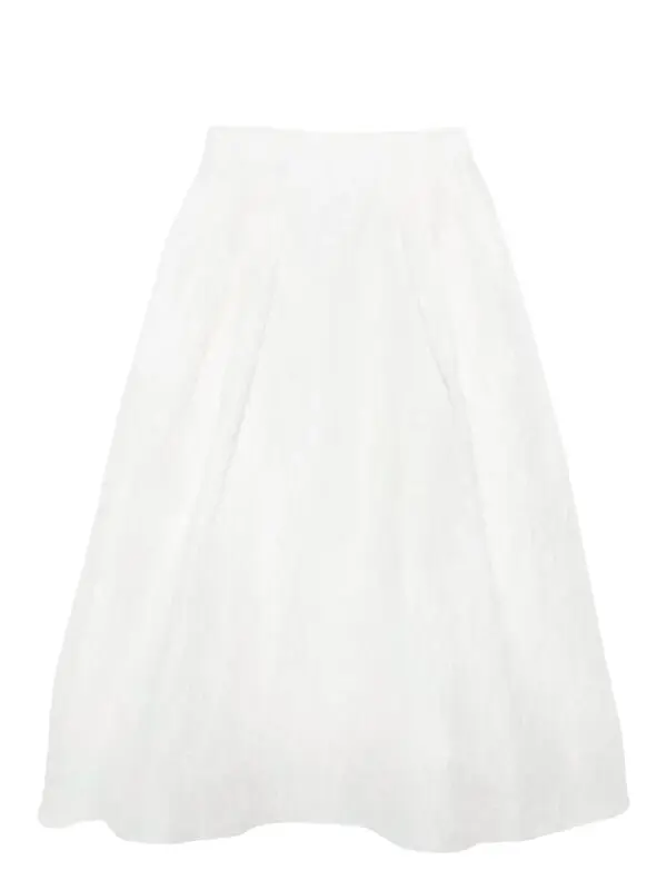 Shiatzy Chen Jacquarded Skirt - White