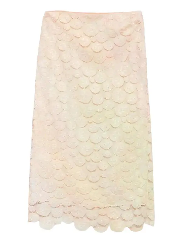 Aspesi Floral-patterned Skirt - Neutrals