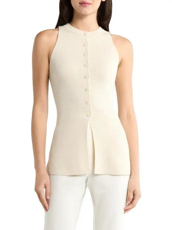 ALIGNE Daphne Sweater Vest - Oatmeal