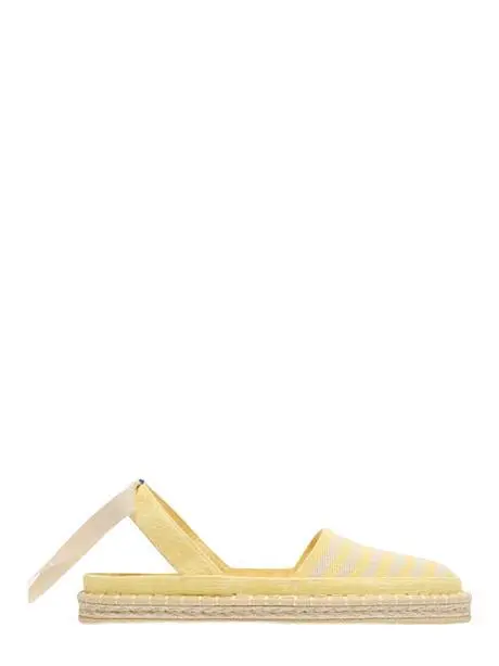 Rothy's D'orsay Ankle Tie Espadrille Flat - Sunshine Stripe