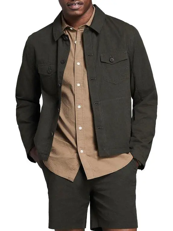 Billy Reid Woodsman Cotton Jacket - Peat