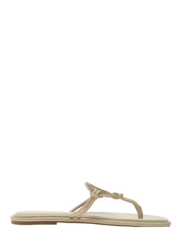 Guess Crystal-embellished Logo Sandals - Neutrals