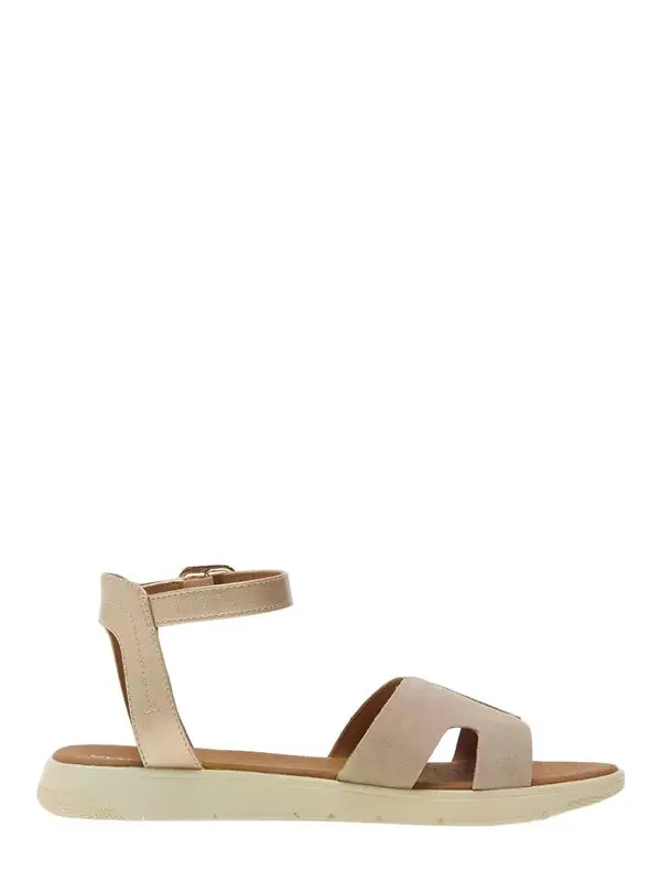 Geox Buckle-fastening Leather Sandals - Neutrals