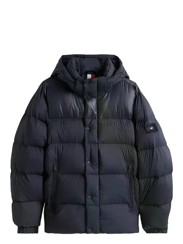 Tommy Hilfiger Padded Hooded Jacket - Blue