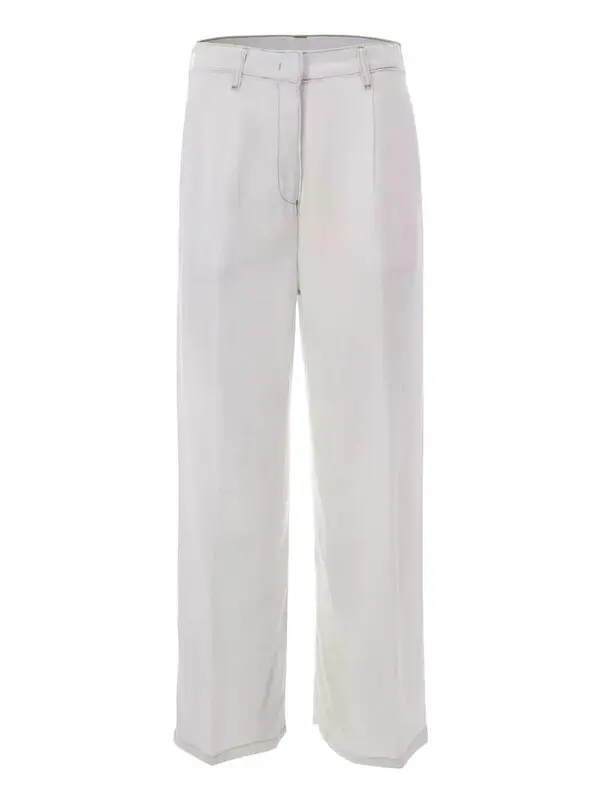 Patrizia Pepe Wide-leg Jeans - White