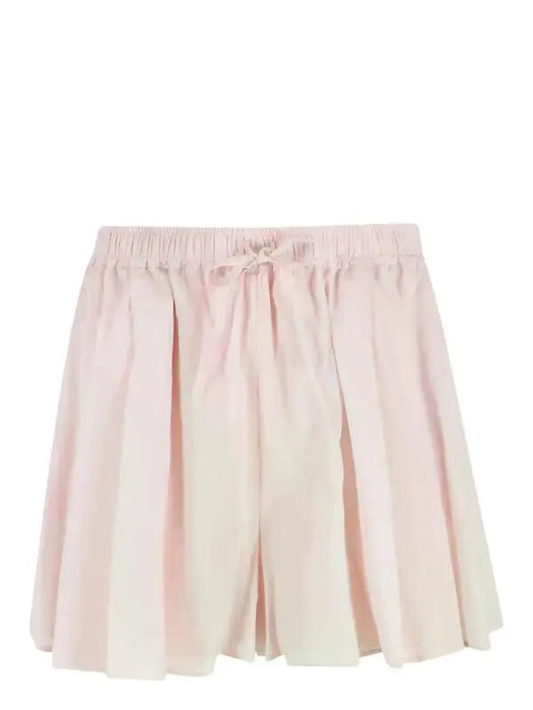 Federica Tosi Cotton Muslin Drawstring Shorts - Pink
