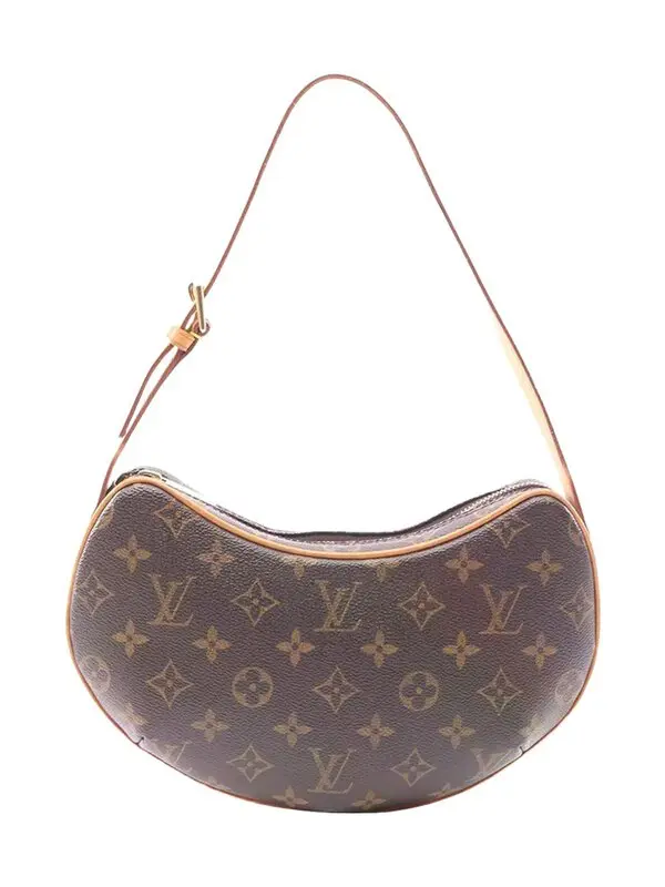 LOUIS VUITTON 2004 Monogram Croissant Pm - Brown