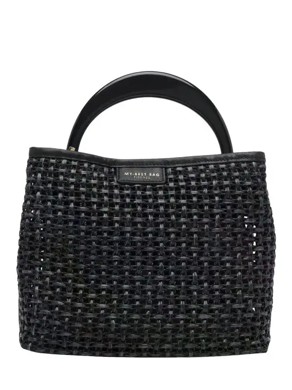 MY BEST BAG FIRENZE Firenze Raffia Tote - Black