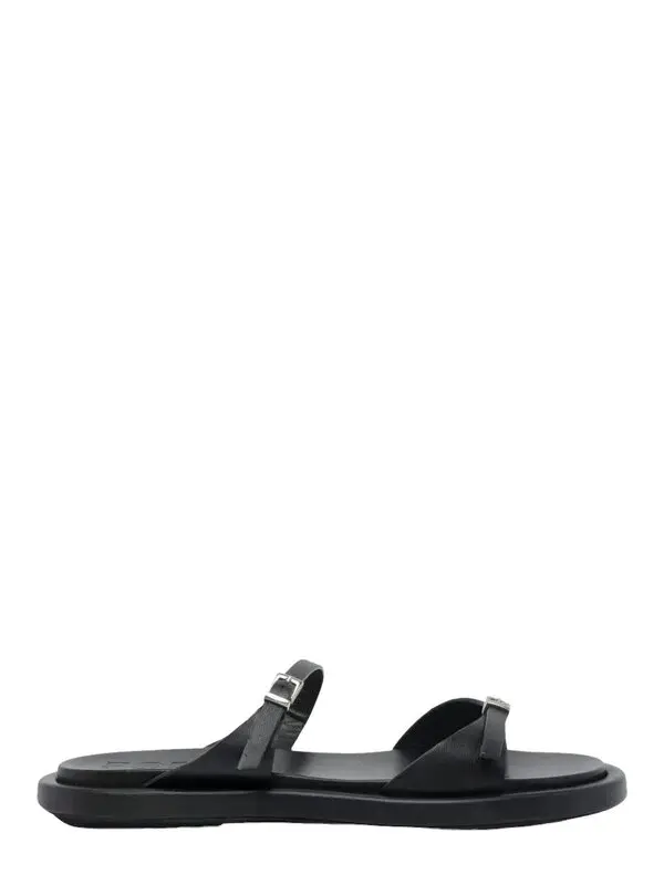 POEVE Laila Buckle-detail Sandals - Black