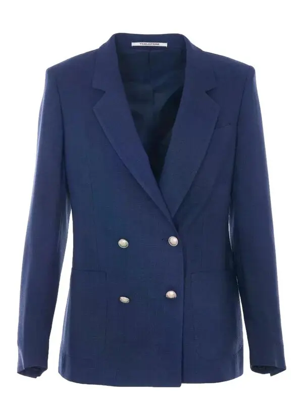 Tagliatore J-nayade Double-breasted Blazer - Blue