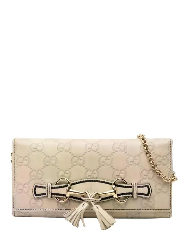 Gucci Ssima Emily Wallet On Chain - Brown
