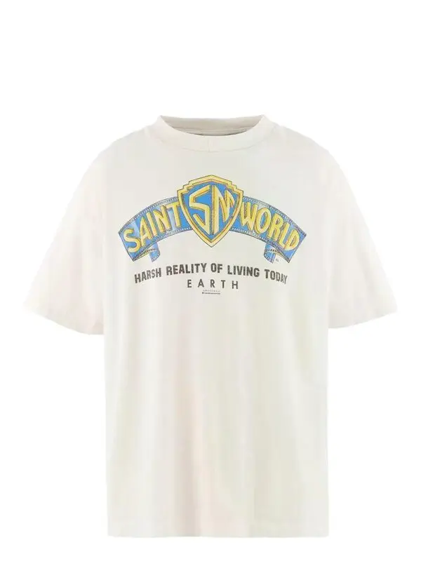 SAINT MXXXXXX Graphic-print T-shirt - White