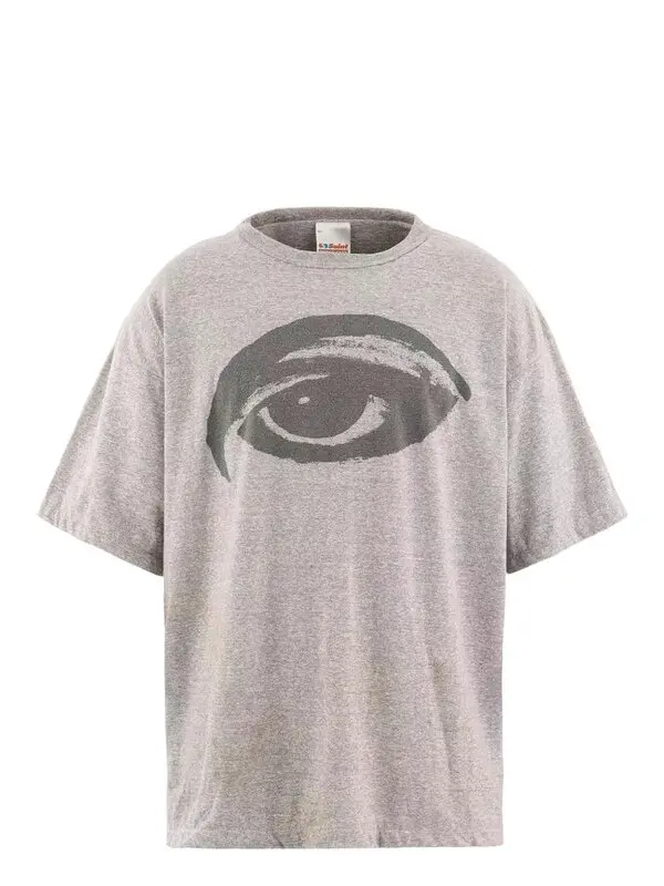 SAINT MXXXXXX Graphic-print T-shirt - Grey