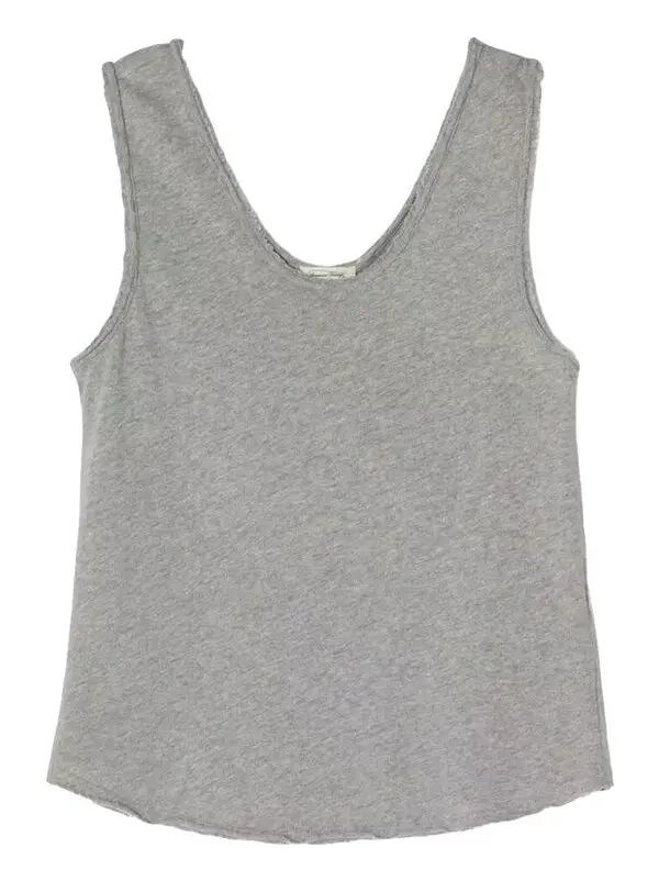 American Vintage Sonoma Raw-edge Top - Grey
