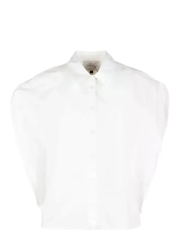 CINQUE Puff-sleeved Shirt - White