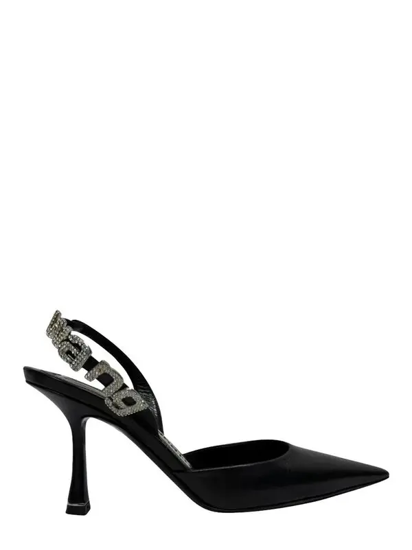 ALEXANDER WANG Grace Embellished Slingback Pumps - Black