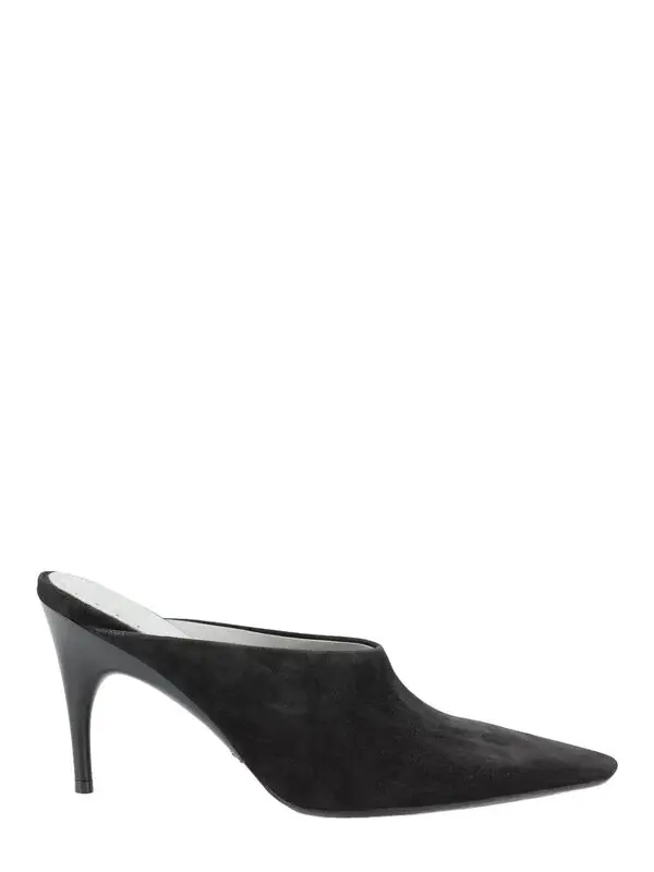 Balenciaga Duchesse Pointed-toe Mules - Black