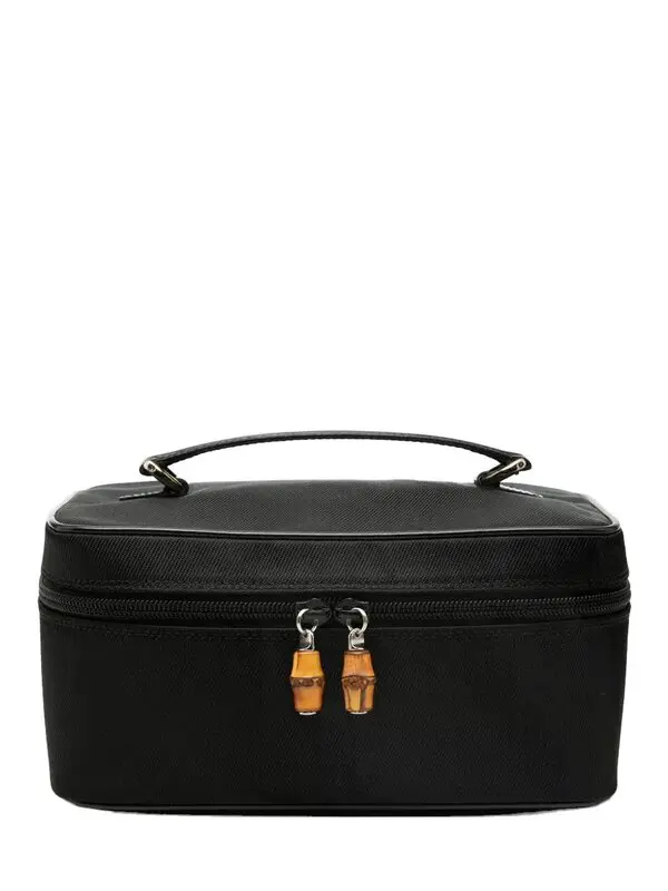 Gucci 20th Century Bamboo Vanity Bag - Black