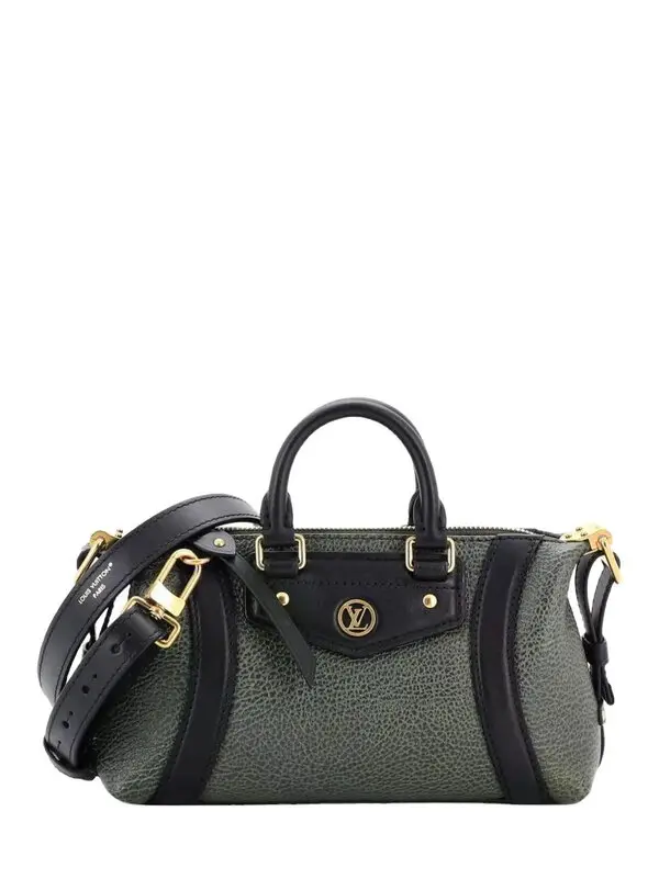 LOUIS VUITTON Biker Bag Leather Nano Satchel - Green