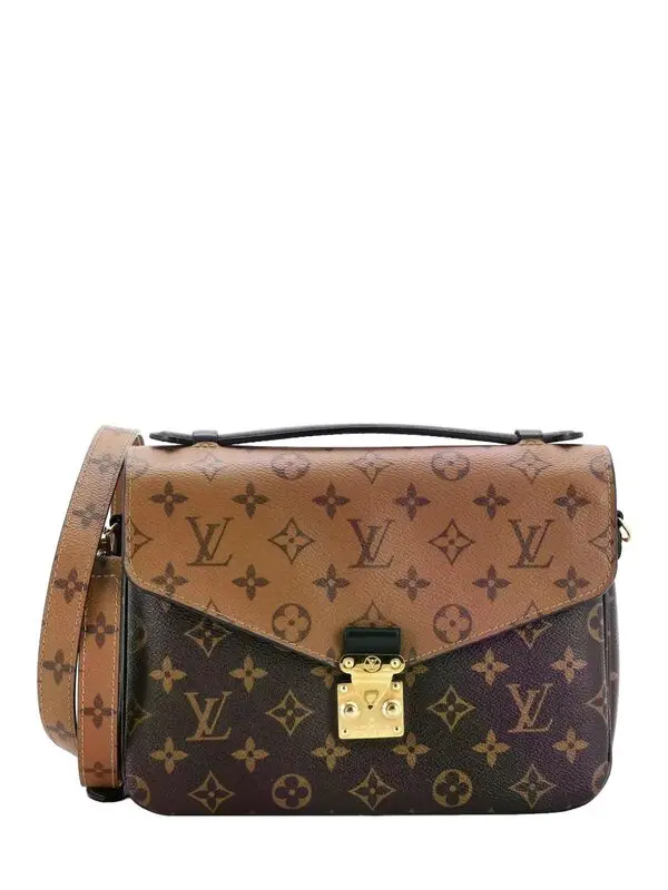 LOUIS VUITTON Pochette Metis Reverse Monogram Canvas - Brown