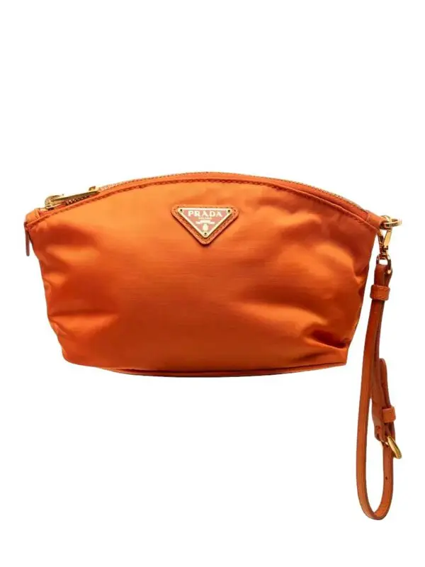 Prada 2000-2013 Tessuto Pouch - Orange