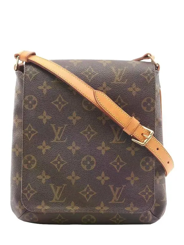 LOUIS VUITTON 2001 Monogram Musette Salsa Pm Shoulder Bag - Brown