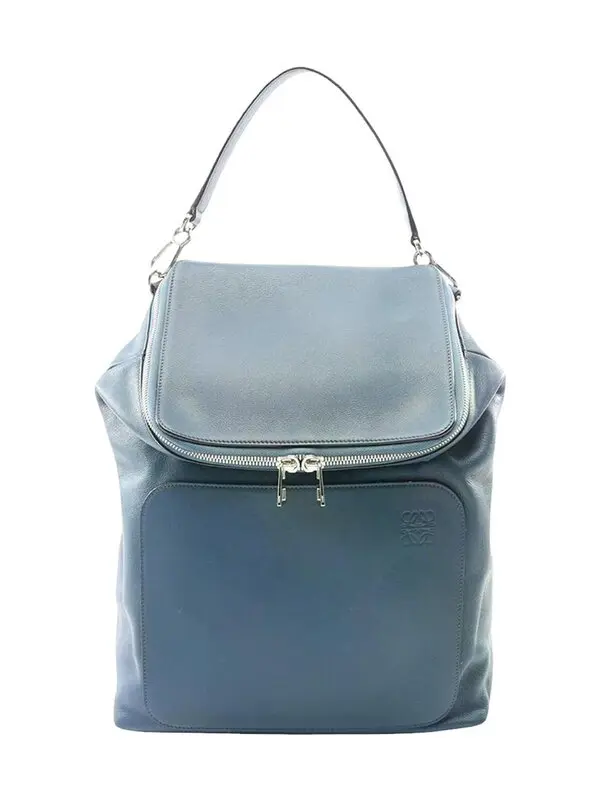 Loewe 2010-2026 Leather Goya Backpack - Blue