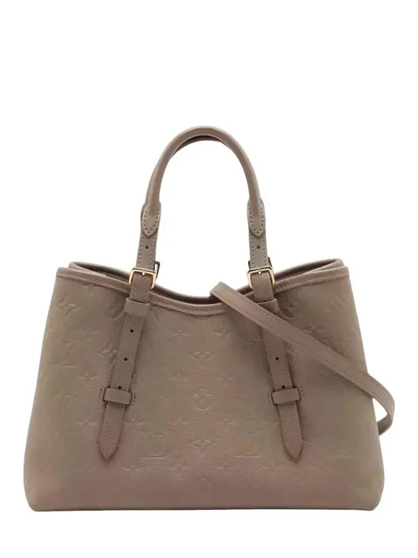 LOUIS VUITTON Monogram Empreinte Babyone Tote Pm Satchel - Neutrals